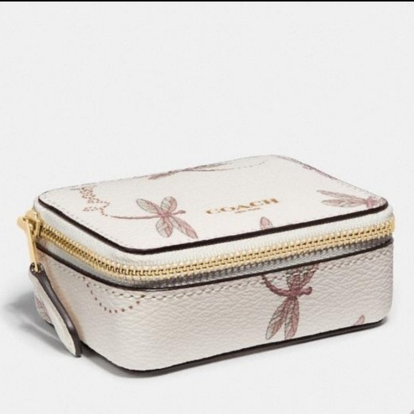 Coach | Bags | Nwt Coach Triple Pill Box Withdragonfly Print | Poshmark